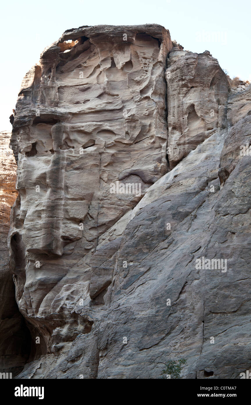 Petra royal kingdom of Jordan,rock formations Stock Photo - Alamy