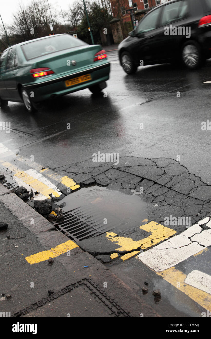 Driving by potholes hi-res stock photography and images - Alamy