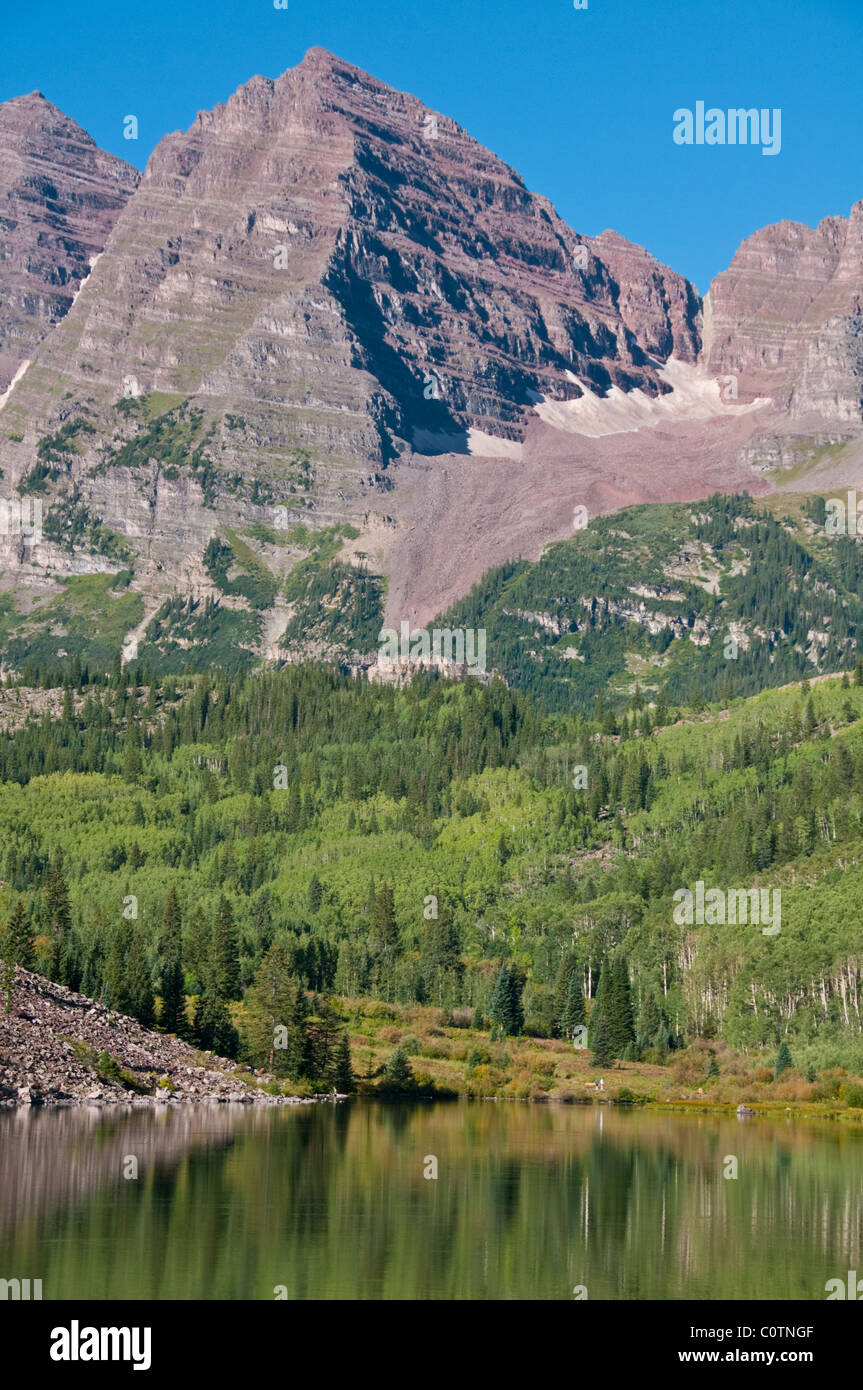 South & North Maroon Mountain Peaks,Recreation Area,Aspen,Maroon Bells ...