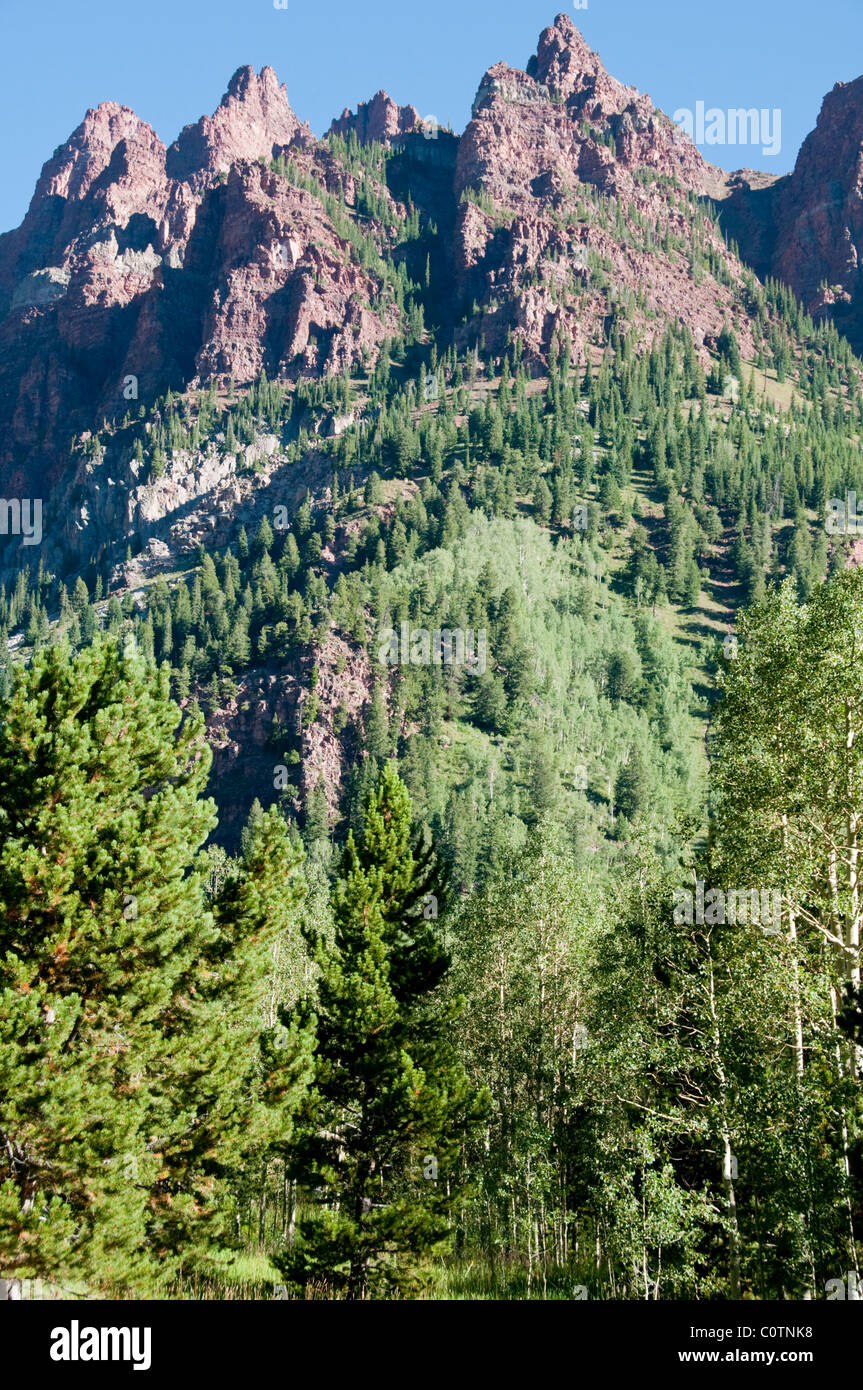 South & North Maroon Mountain Peaks,Recreation Area,Aspen,Maroon Bells ...
