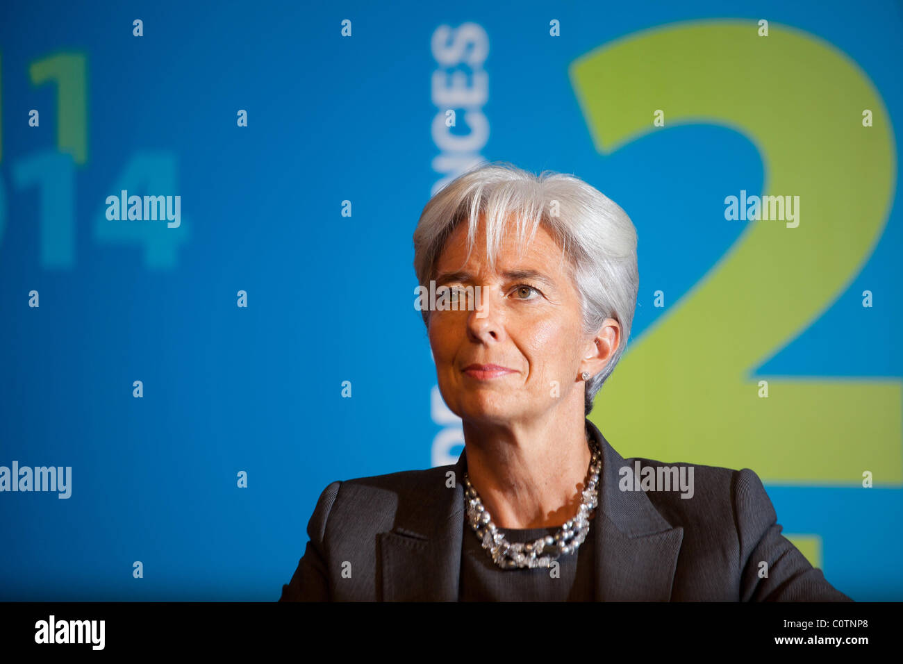 Paris (75) on 2010/09/29 : Press conference on the 2011 French Budget ...
