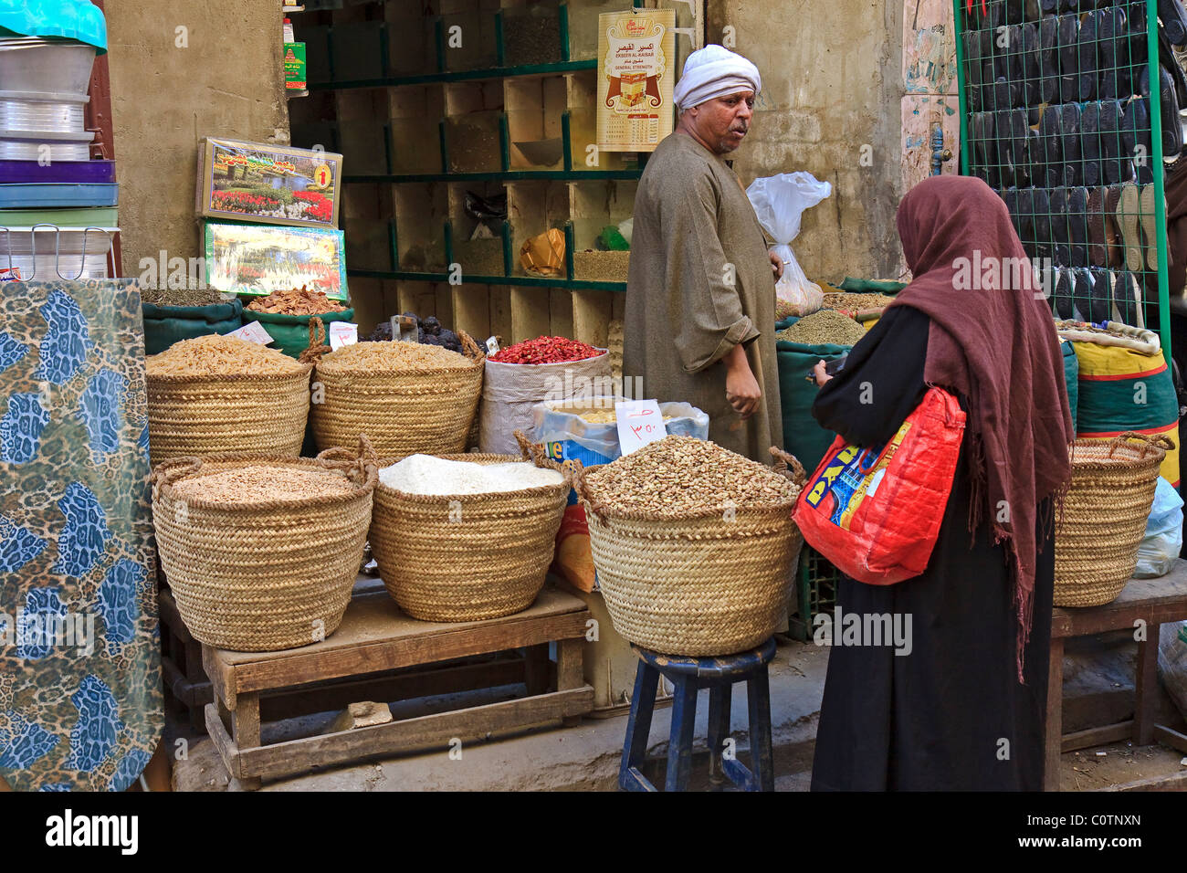 Shopping egypt hi-res stock photography and images - Alamy