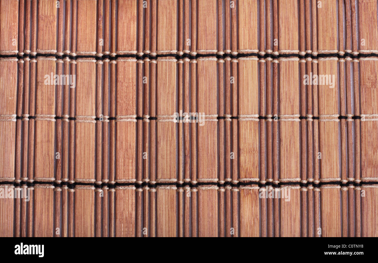 Bamboo mat texture background Stock Photo - Alamy