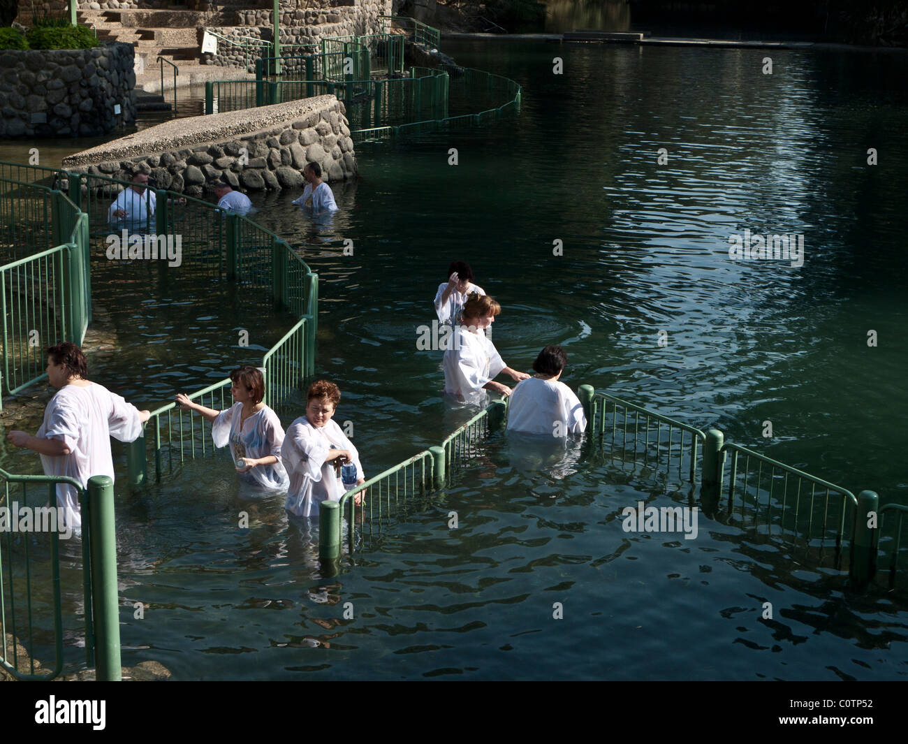 Baptism in the River Jordan Stock Photo - Alamy
