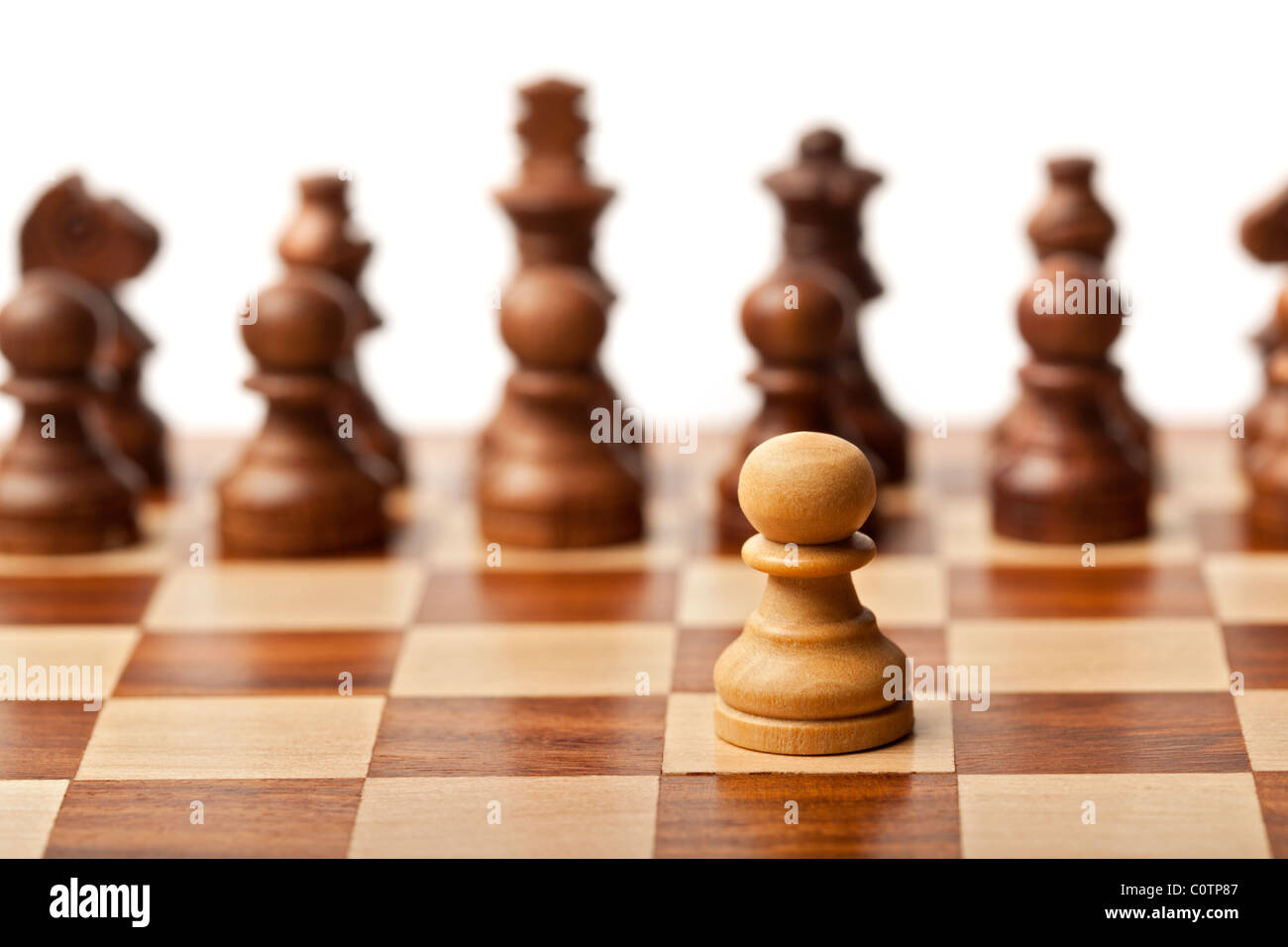 Wooden chess pieces hi-res stock photography and images - Alamy