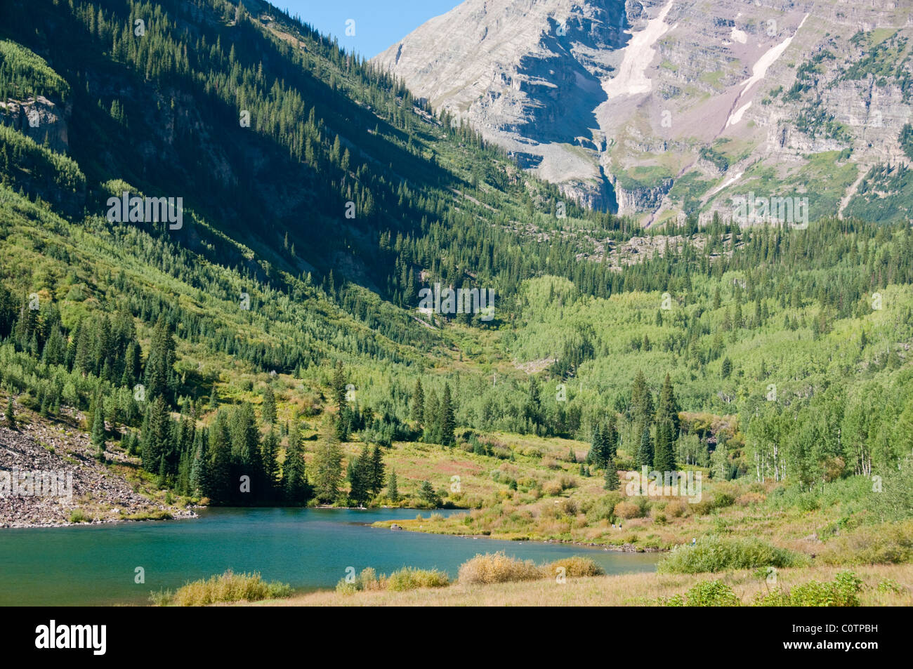 Colorado maroon bells fishing hi-res stock photography and images - Alamy