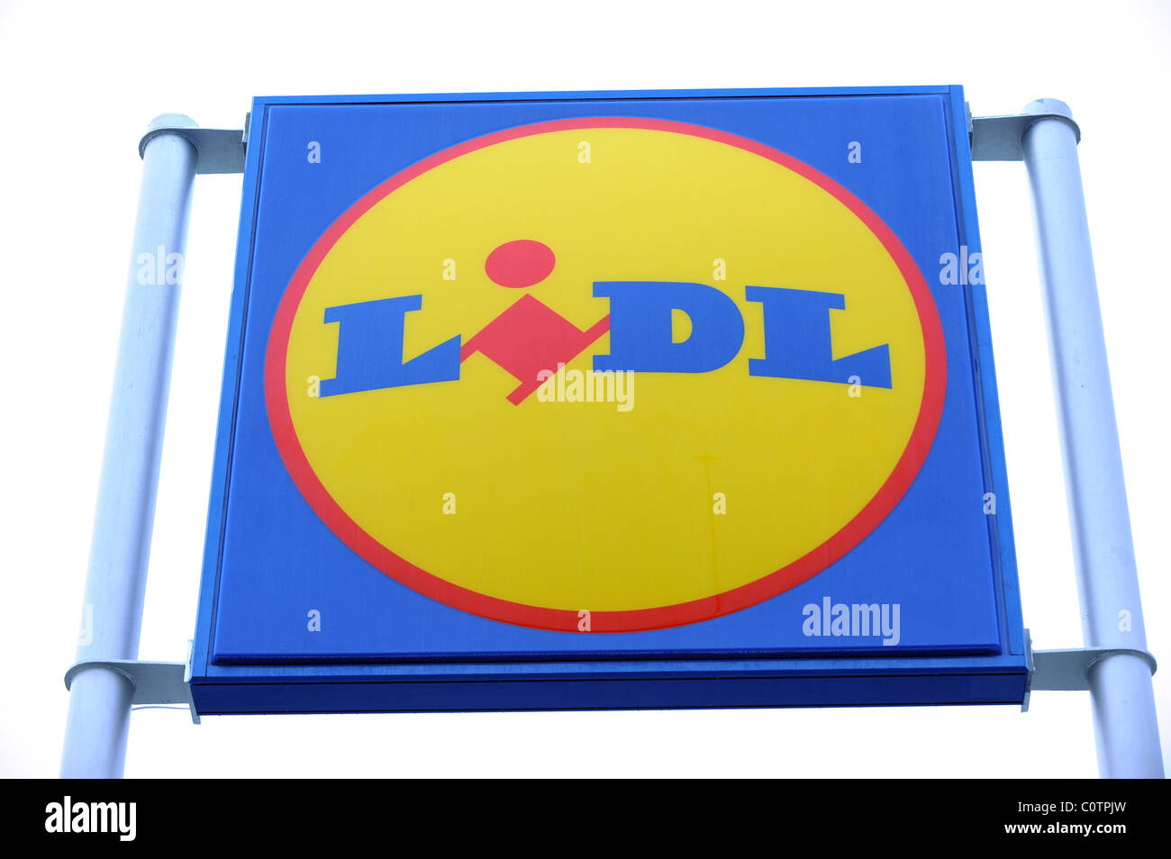 Lidl sign logo hi-res stock photography and images - Alamy