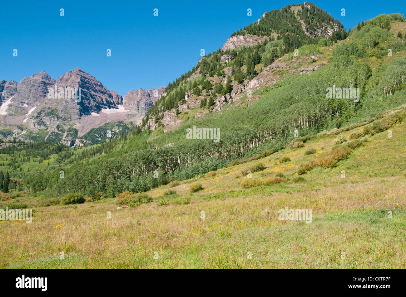 South & North Maroon Mountain Peaks,Recreation Area,Aspen,Maroon Bells ...