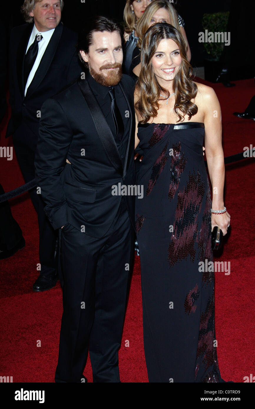 CHRISTIAN BALE & SIBI BALE 83RD ACADEMY AWARDS RED CARPET ARRIVALS ...