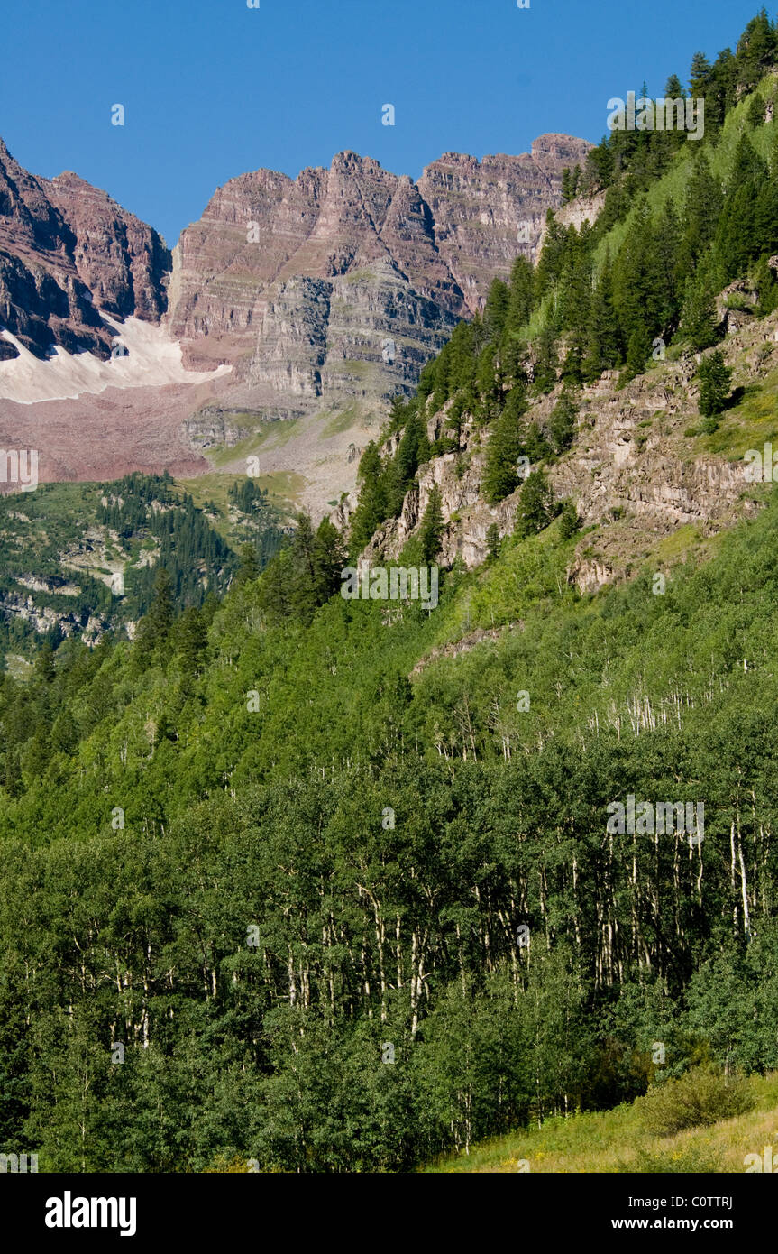 South & North Maroon Mountain Peaks,Recreation Area,Aspen,Maroon Bells ...