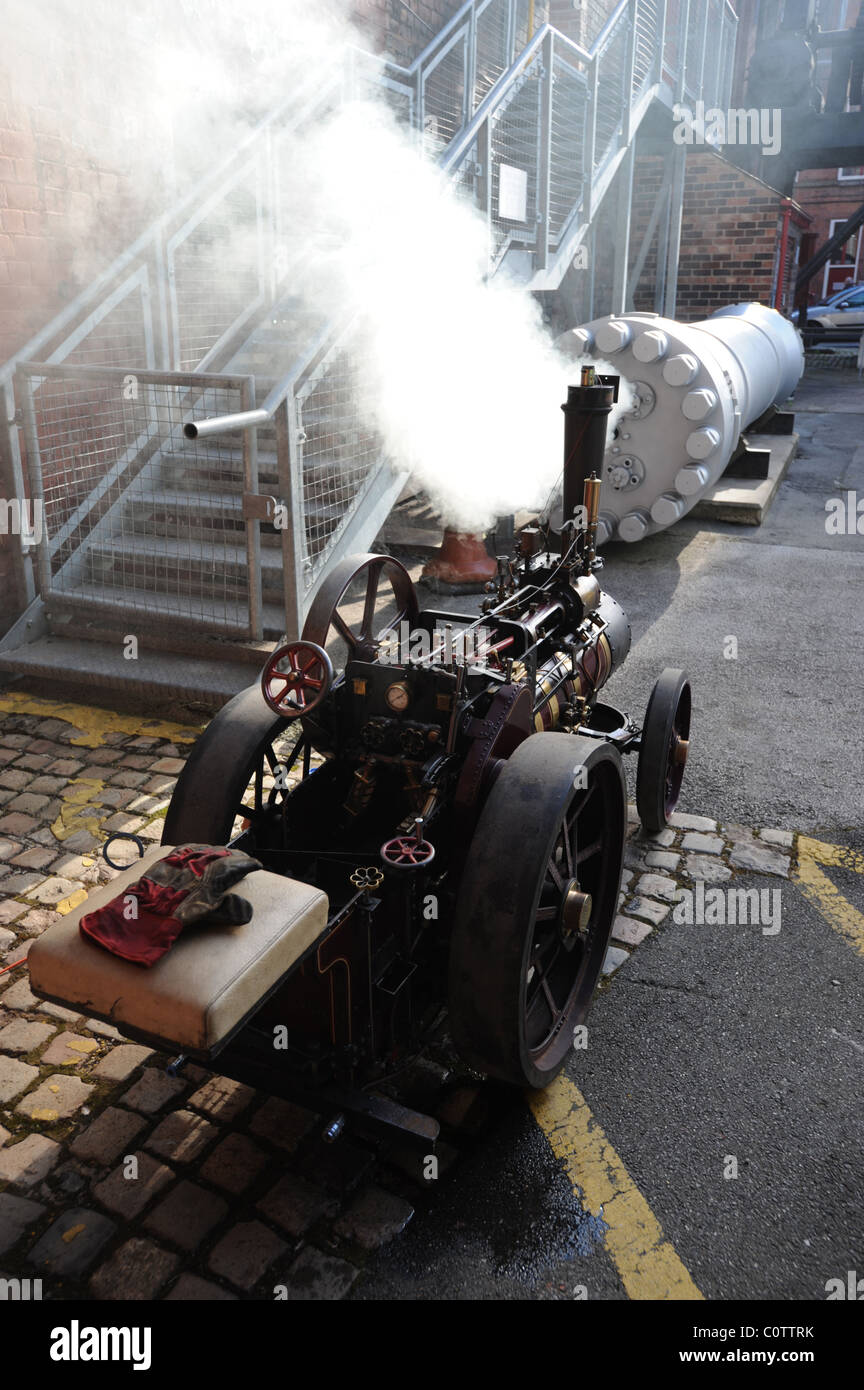 Small Scale model steam engine Stock Photo - Alamy