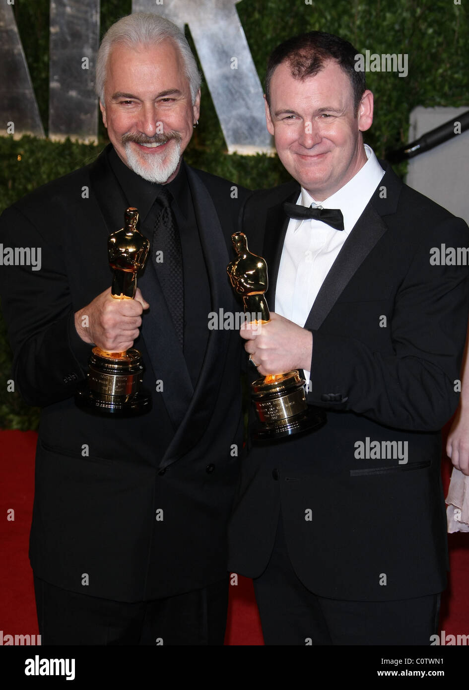 RICK BAKER DAVE ELSEY 2011 VANITY FAIR OSCAR PARTY LOS ANGELES ...