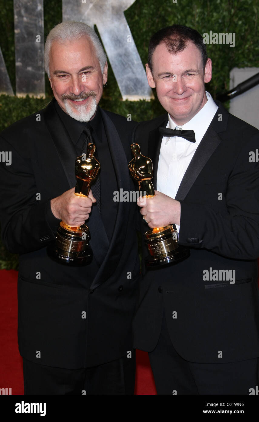 RICK BAKER DAVE ELSEY 2011 VANITY FAIR OSCAR PARTY LOS ANGELES ...