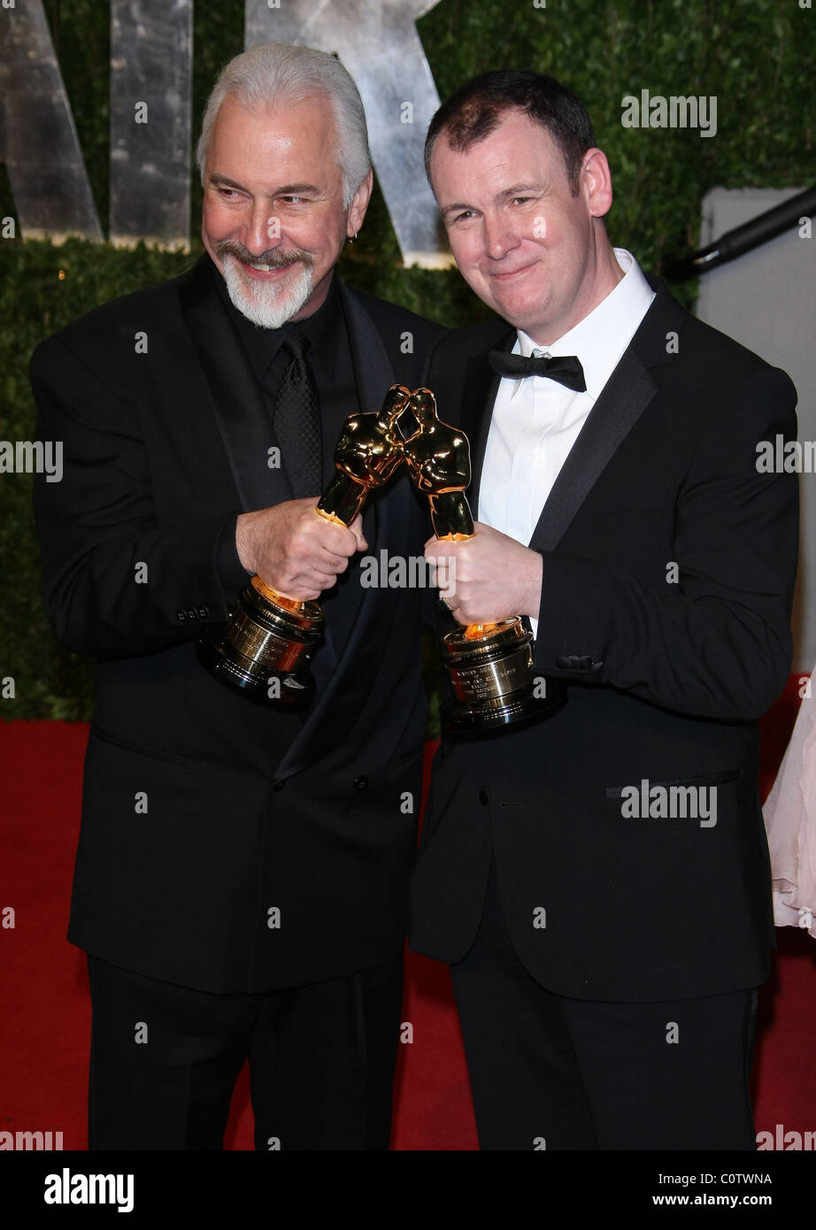 RICK BAKER DAVE ELSEY 2011 VANITY FAIR OSCAR PARTY LOS ANGELES ...