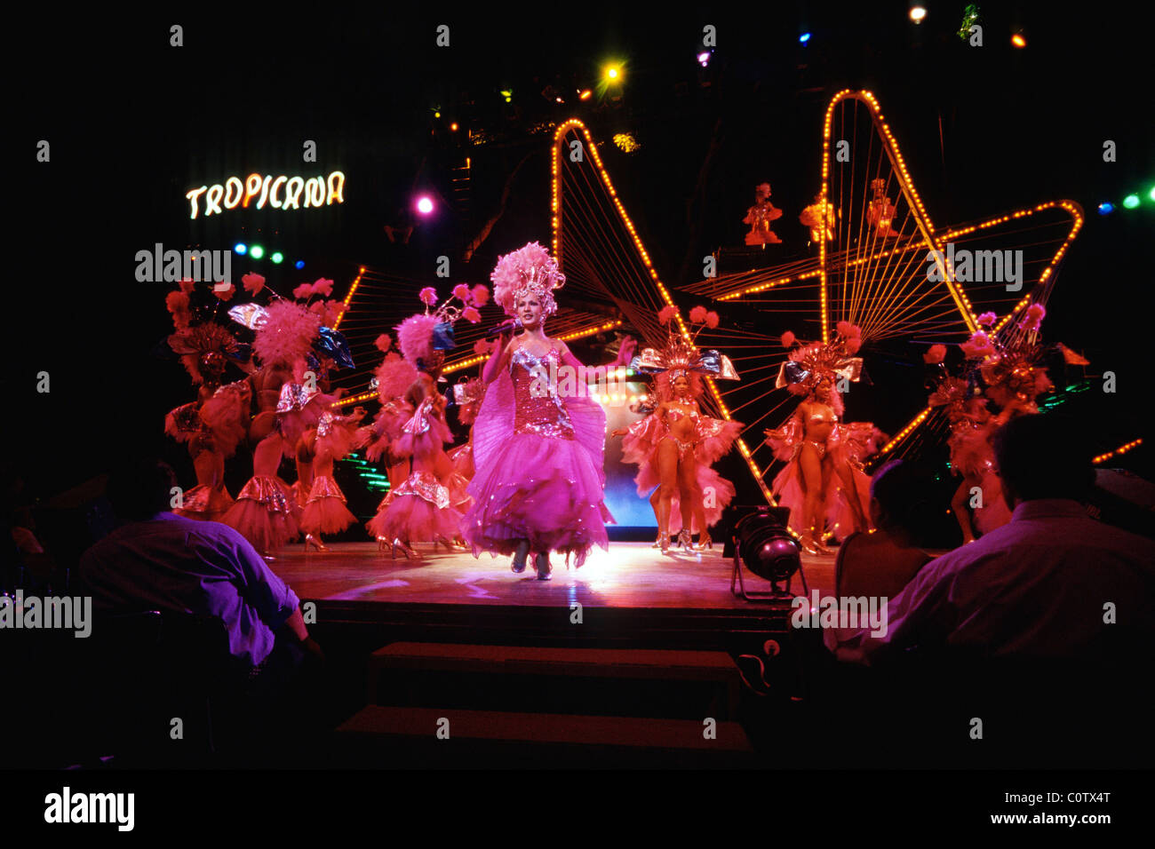 Havana. Cuba. The Tropicana Nightclub. Over 200 artists perform during ...