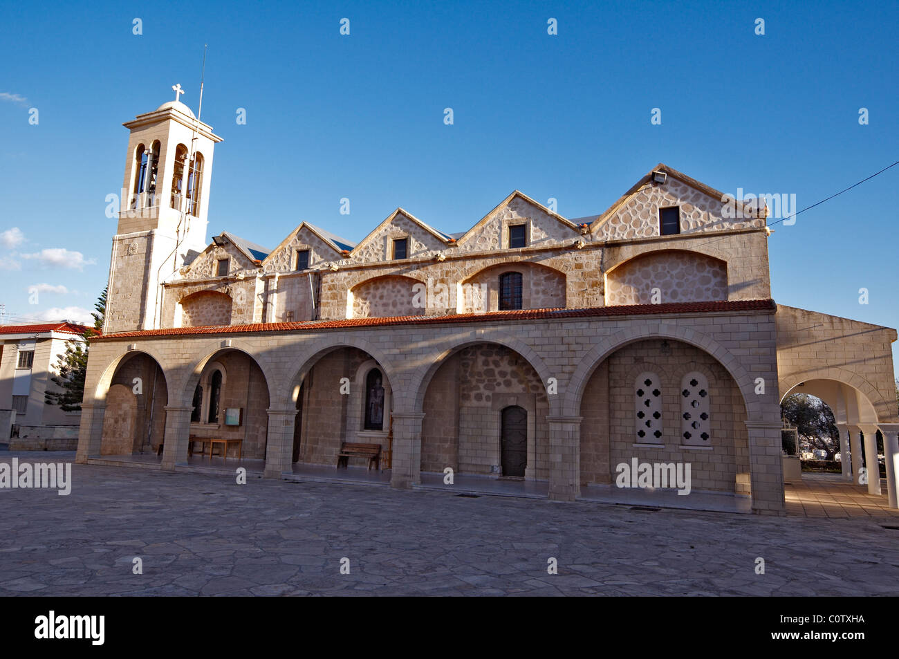 The Bishop's Palace and Byzantine Museum in Paphos Cyprus Stock Photo ...