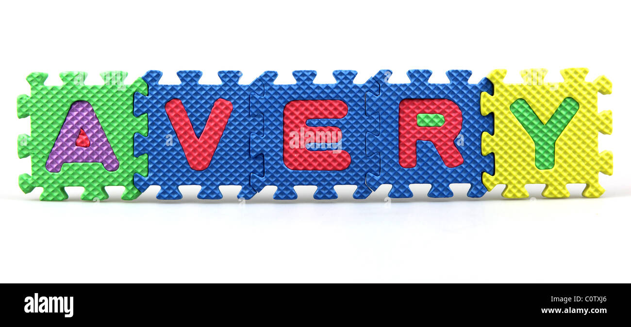 Children names Cut Out Stock Images & Pictures - Alamy