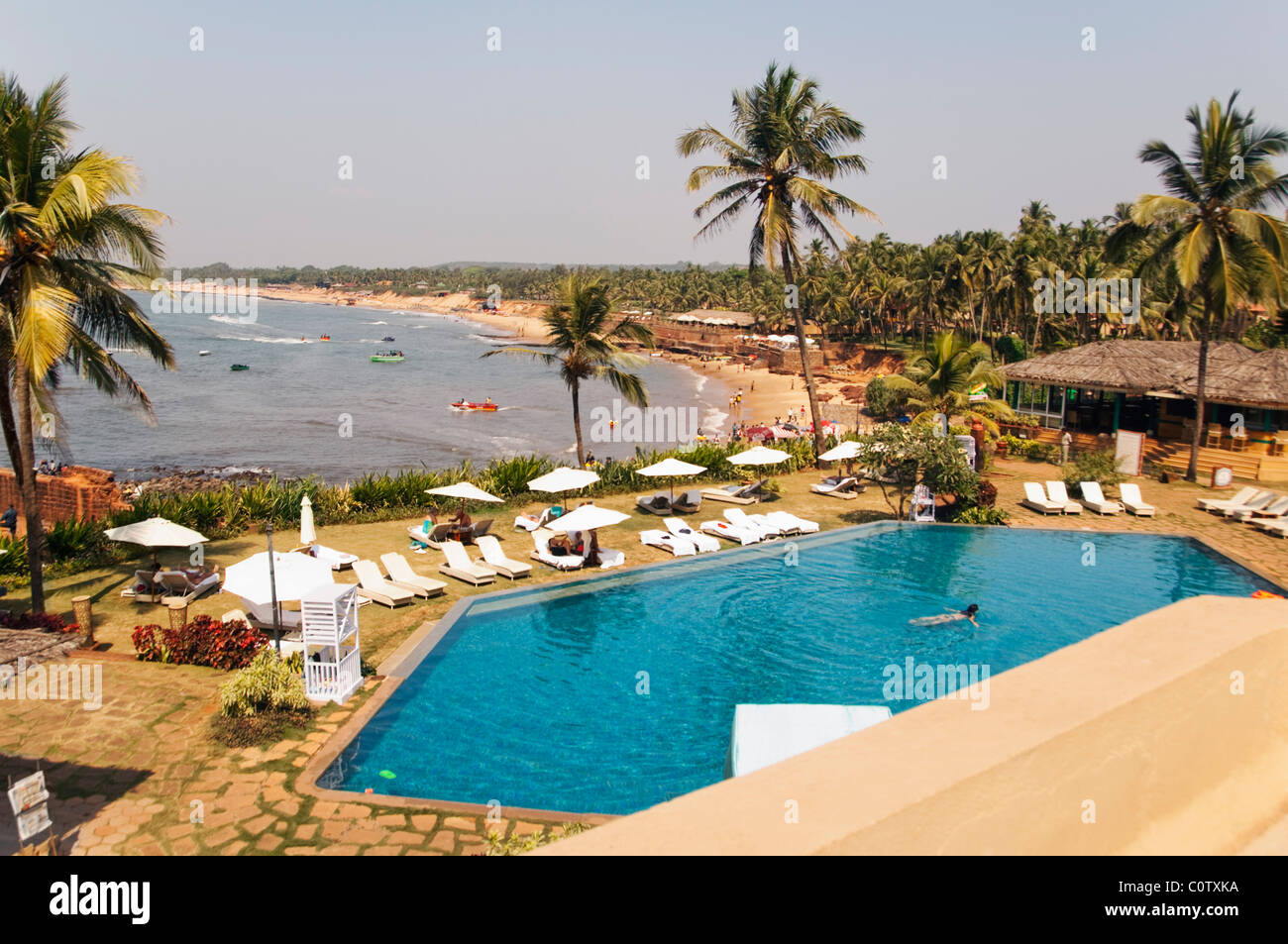 India beach resort hi-res stock photography and images - Alamy