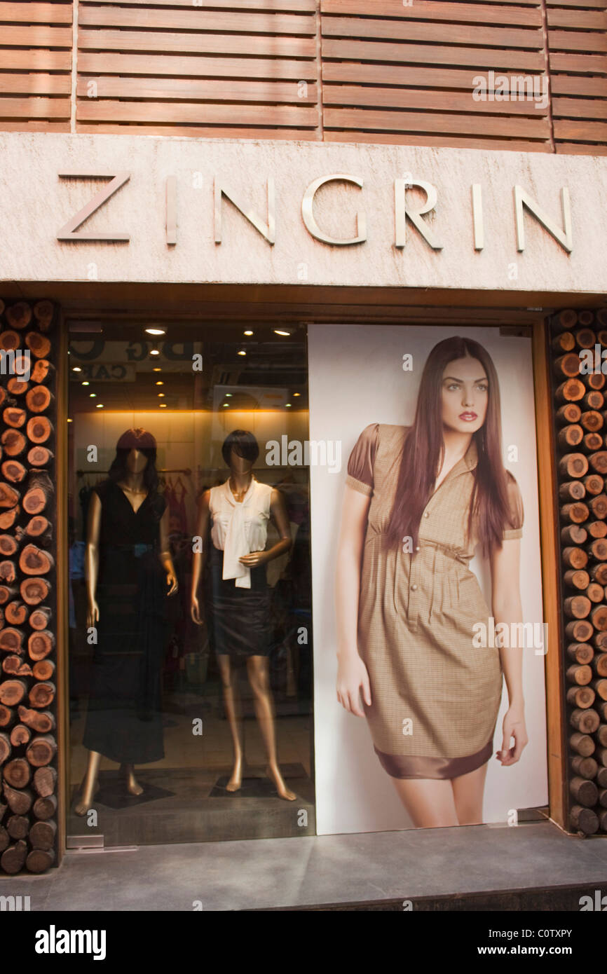 Facade of a store, New Delhi, India Stock Photo - Alamy