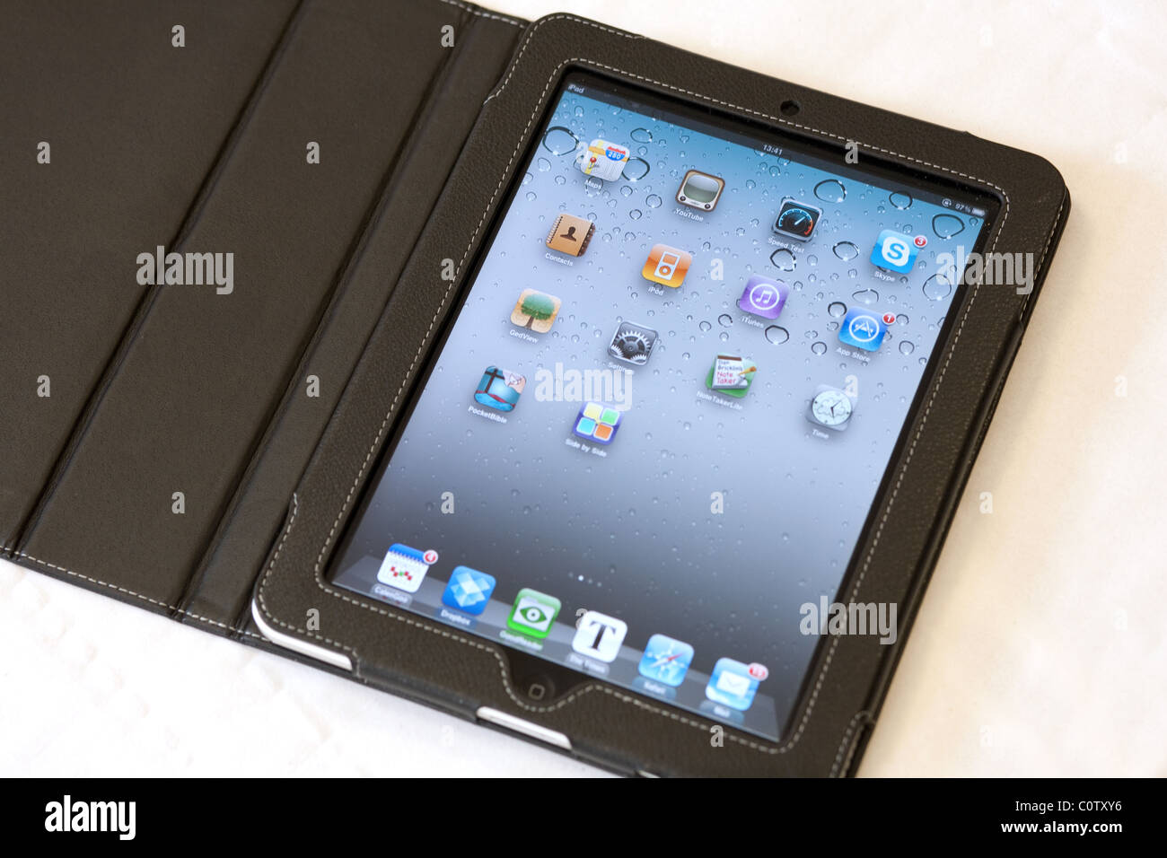 iPad in case, close up Stock Photo - Alamy