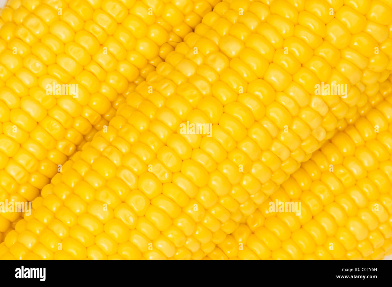 Extreme close up of yellow corn cobs Stock Photo - Alamy