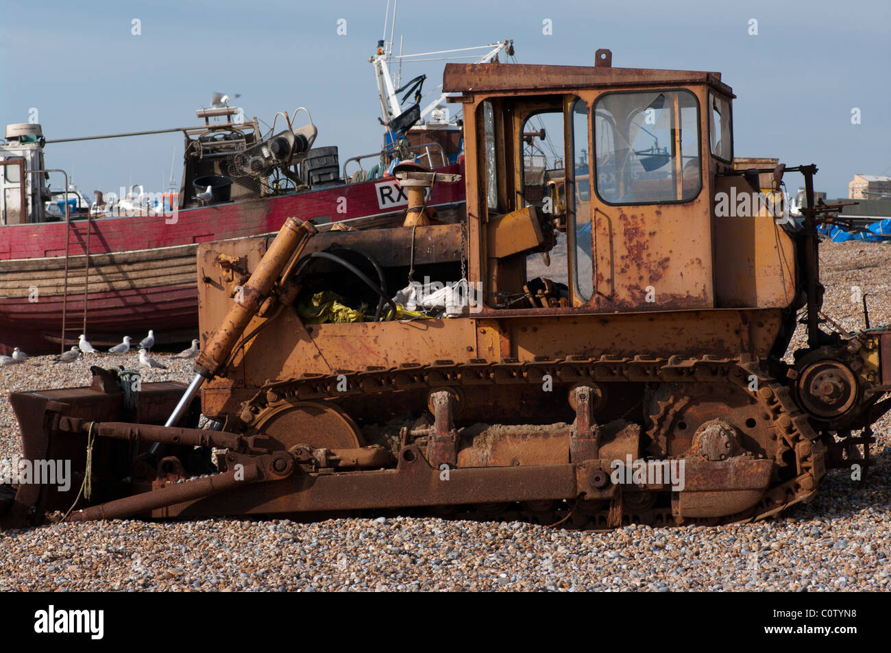 Rusty bulldozer hi-res stock photography and images - Alamy