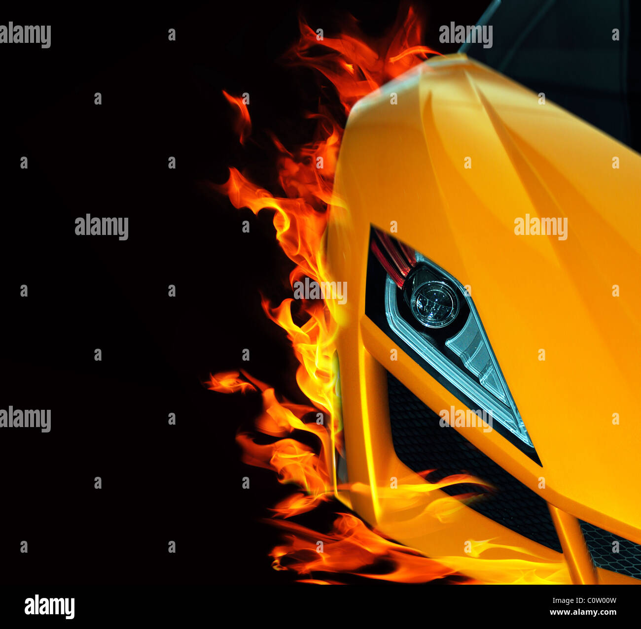 Orange super car hi-res stock photography and images - Alamy