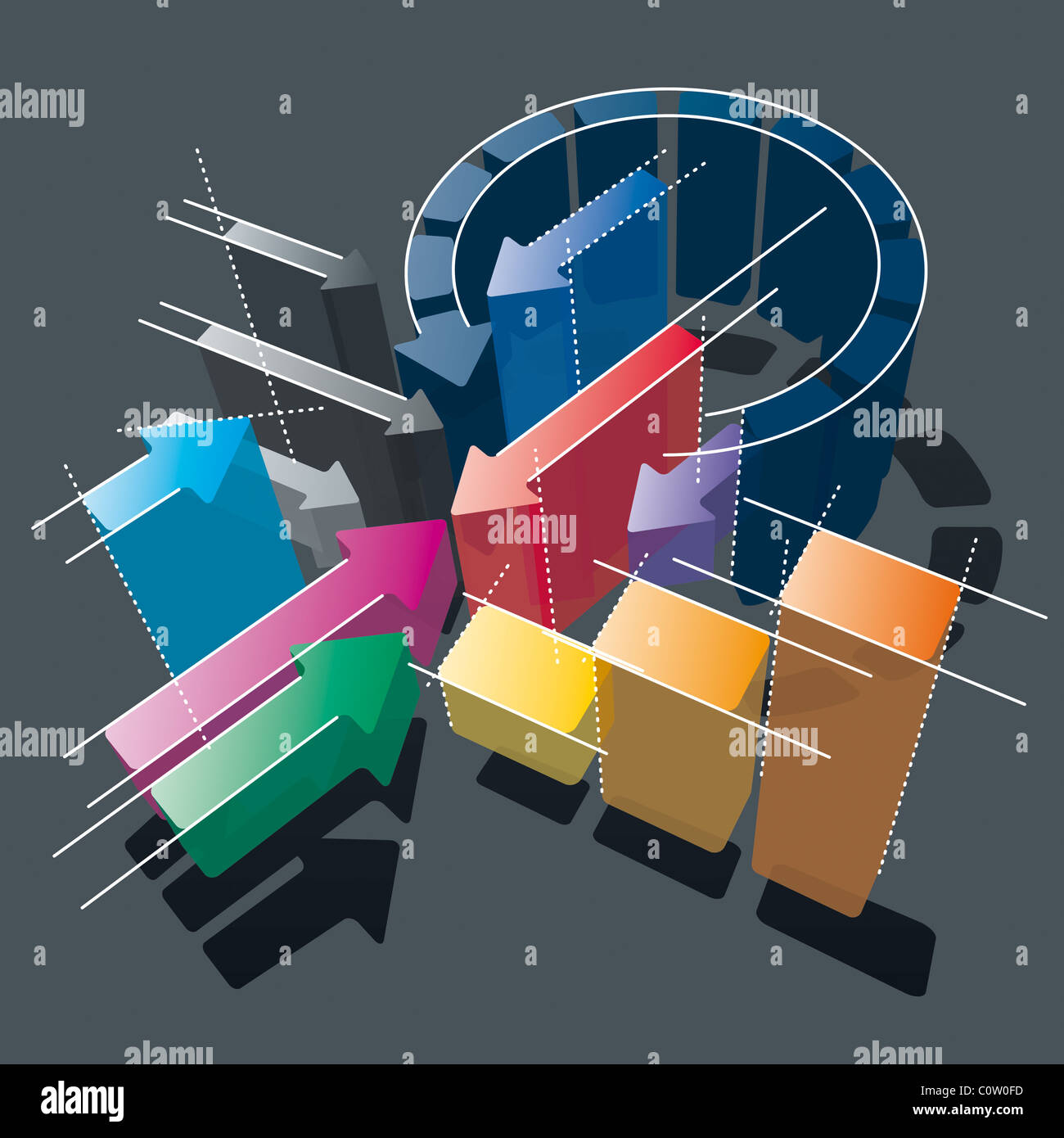 Chart arrow hi-res stock photography and images - Alamy