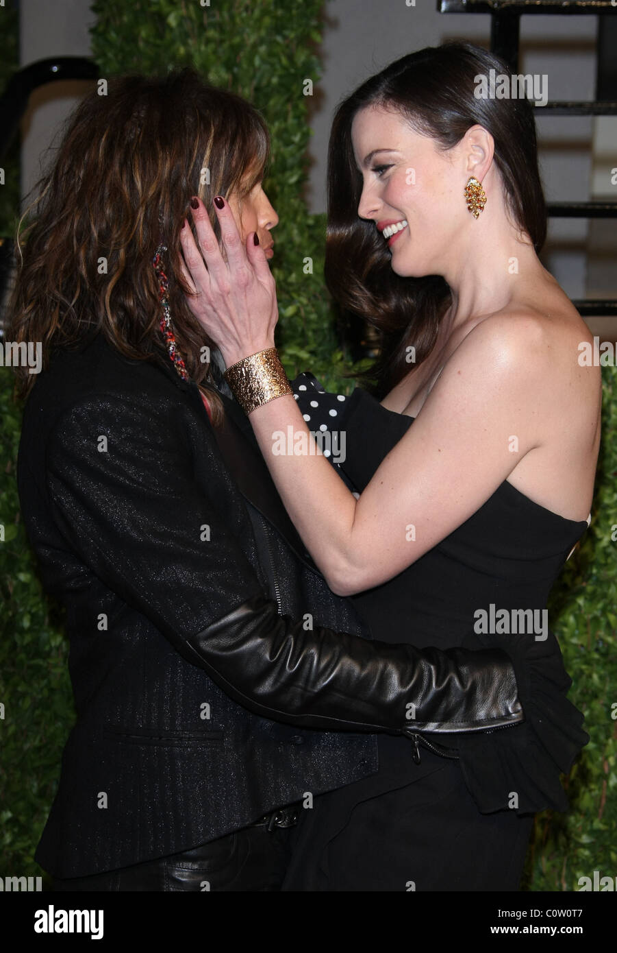 STEVEN TYLER LIV TYLER 2011 VANITY FAIR OSCAR PARTY LOS ANGELES ...