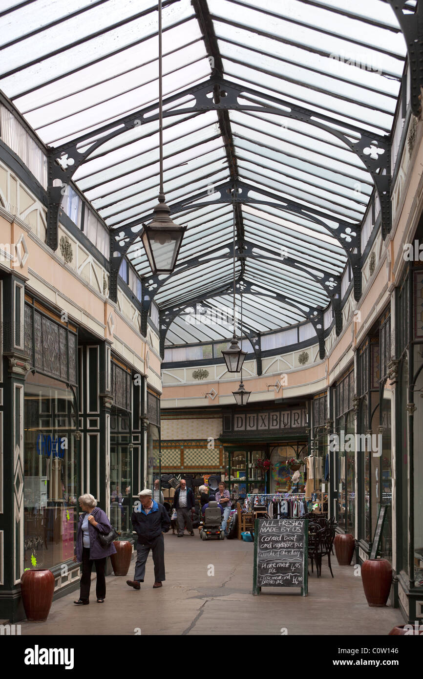 Victoria Arcade Accrington UK Stock Photo - Alamy