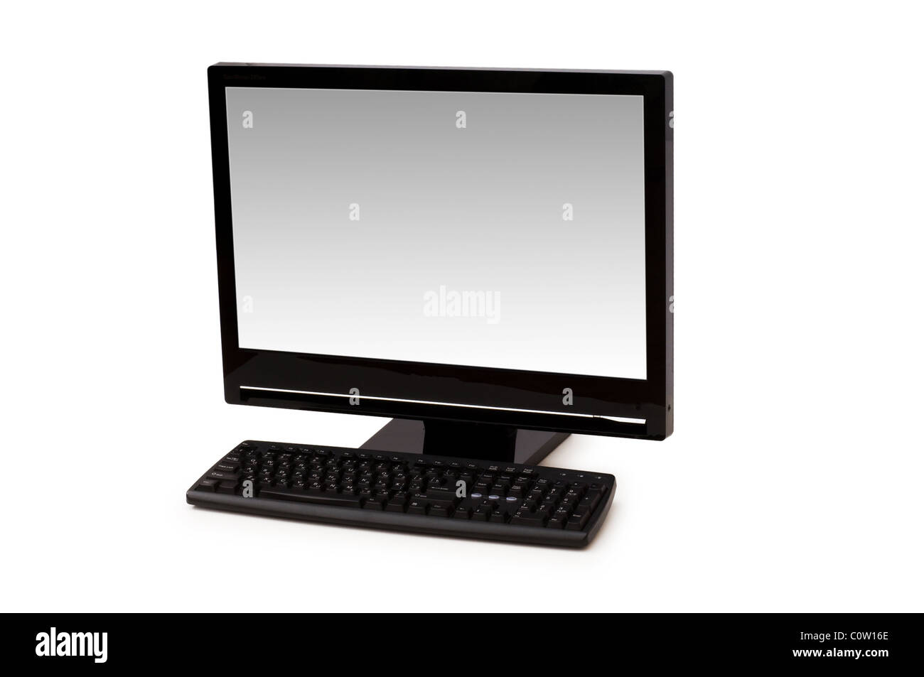 Desktop computer isolated on the white background Stock Photo - Alamy