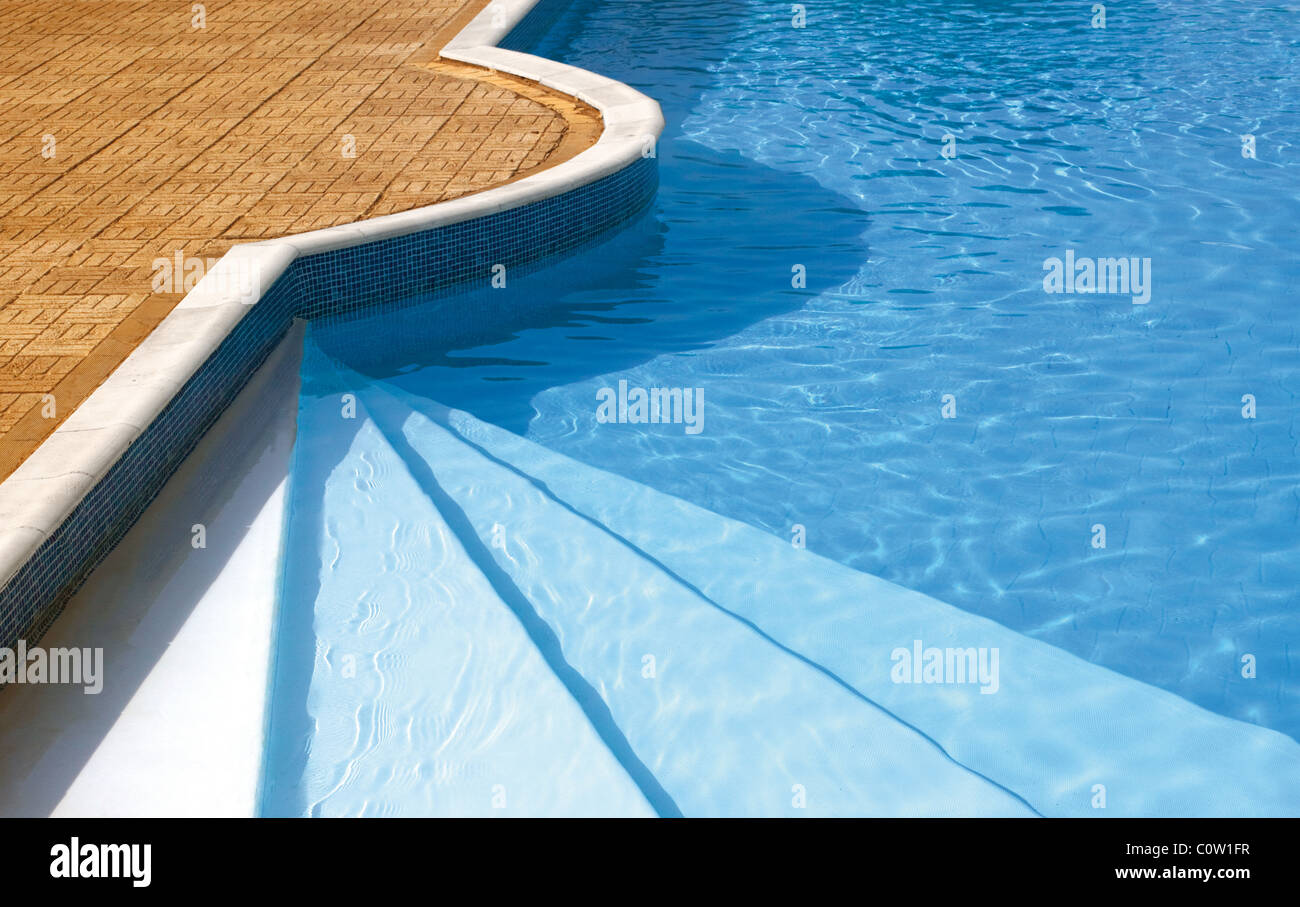 Steps into pool hi-res stock photography and images - Alamy