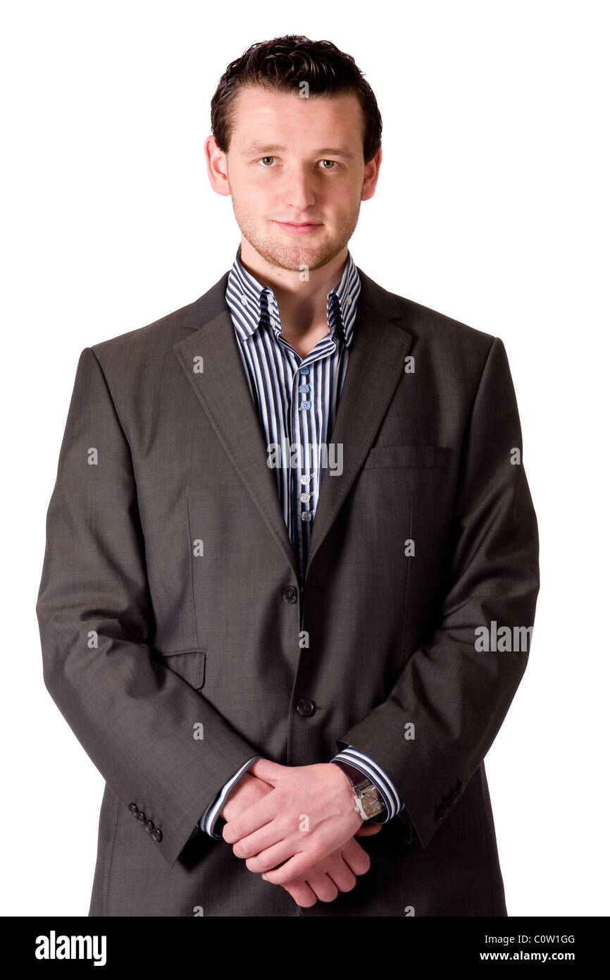 Young business man with a commercial look Stock Photo - Alamy
