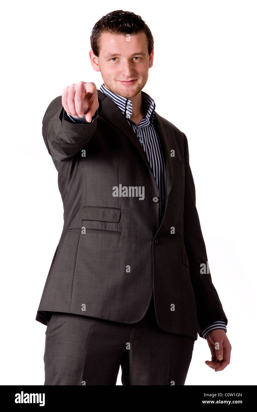 Young business man with a commercial look Stock Photo - Alamy