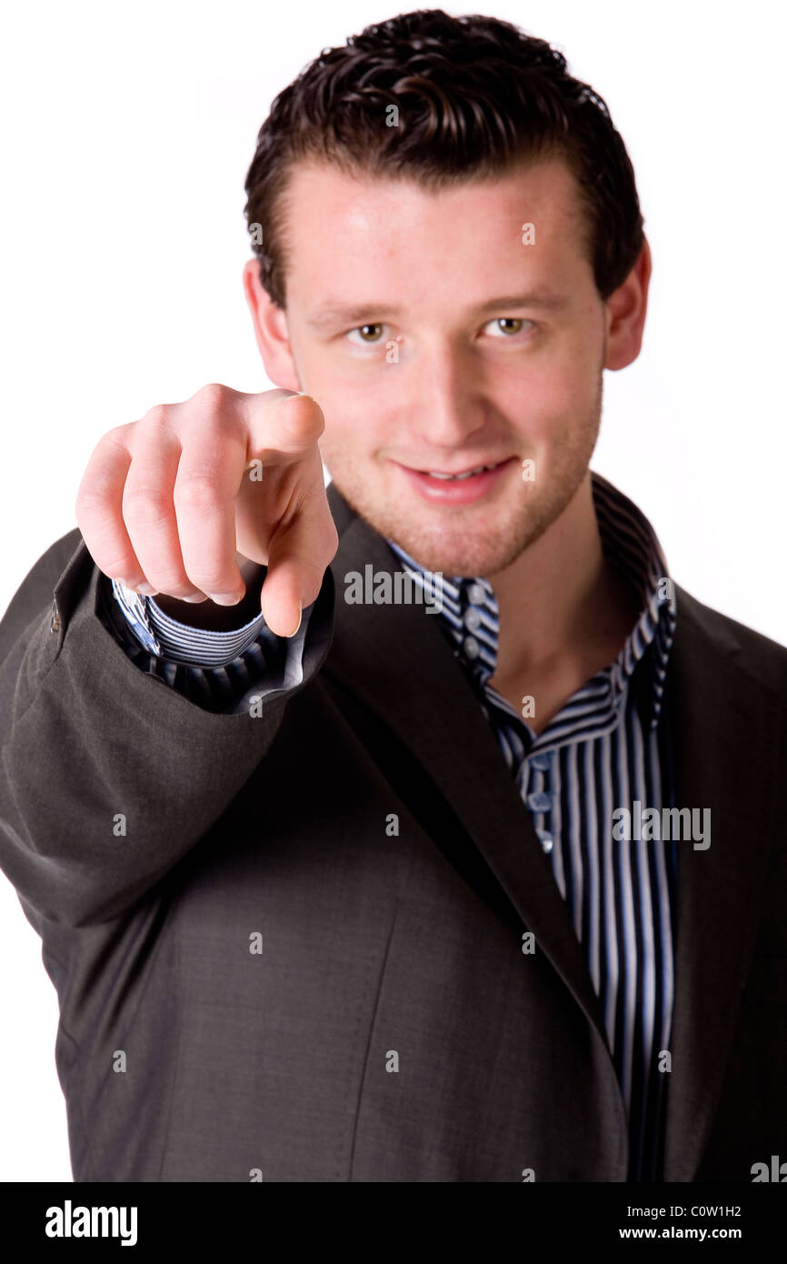 Young business man with a commercial look Stock Photo - Alamy