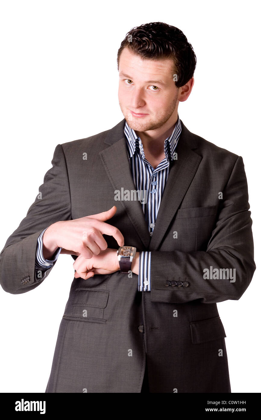 Young business man with a commercial look Stock Photo - Alamy