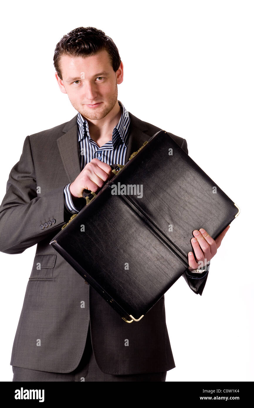 Young business man with a commercial look Stock Photo - Alamy