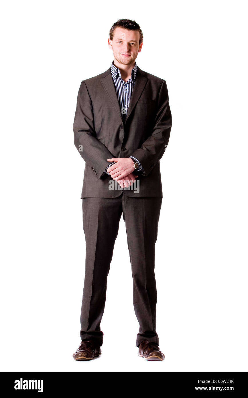 Young business man with a commercial look Stock Photo - Alamy