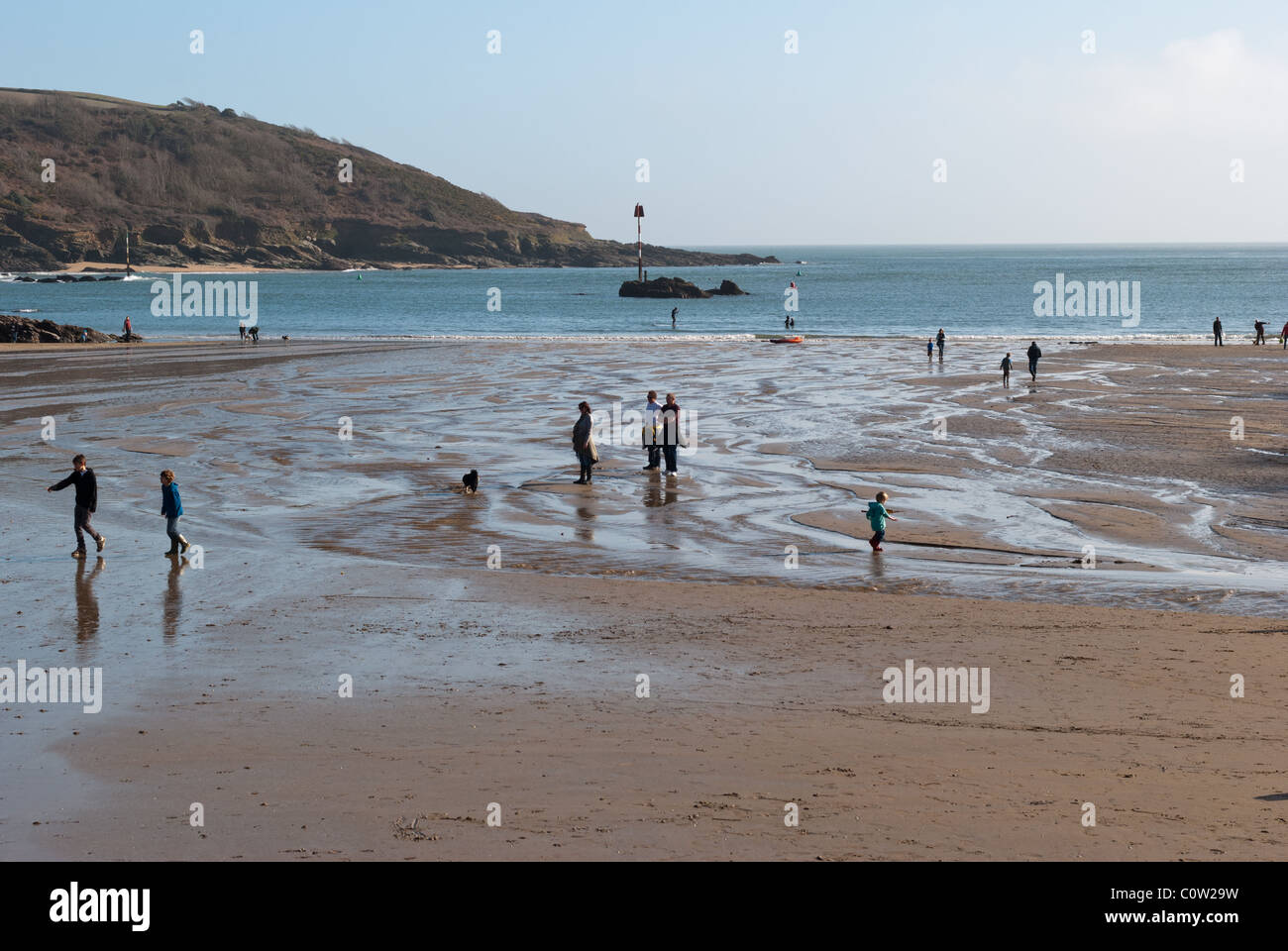 Half on the beach and half in the sea hi-res stock photography and ...