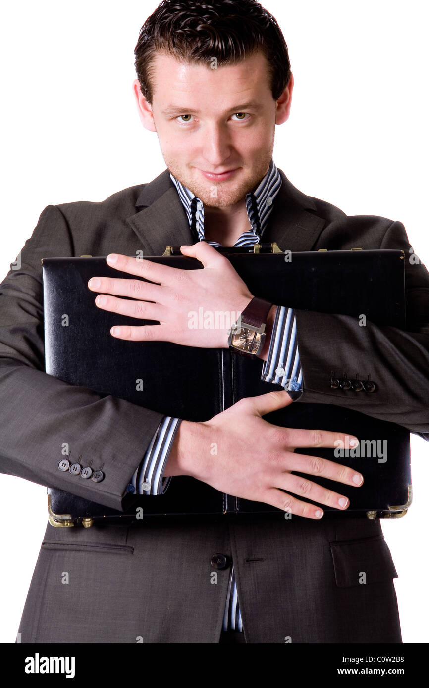 Young business man with a commercial look Stock Photo - Alamy