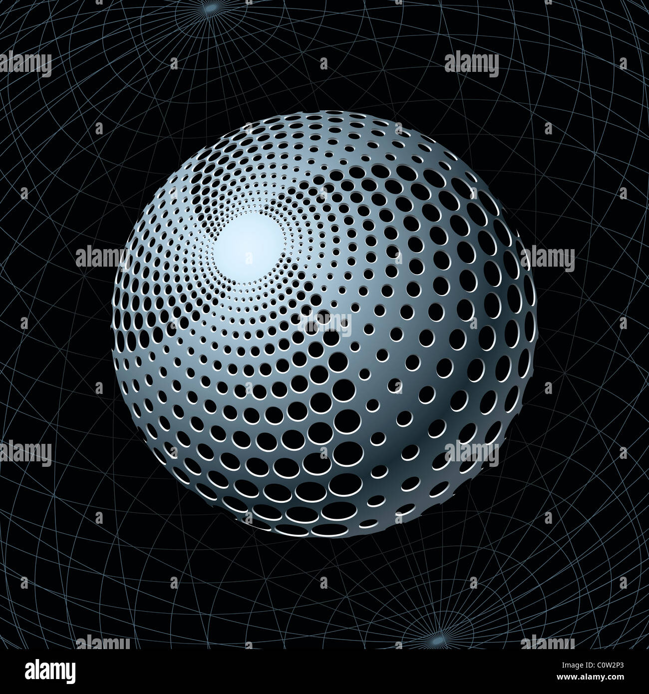 Perforated sphere hi-res stock photography and images - Alamy