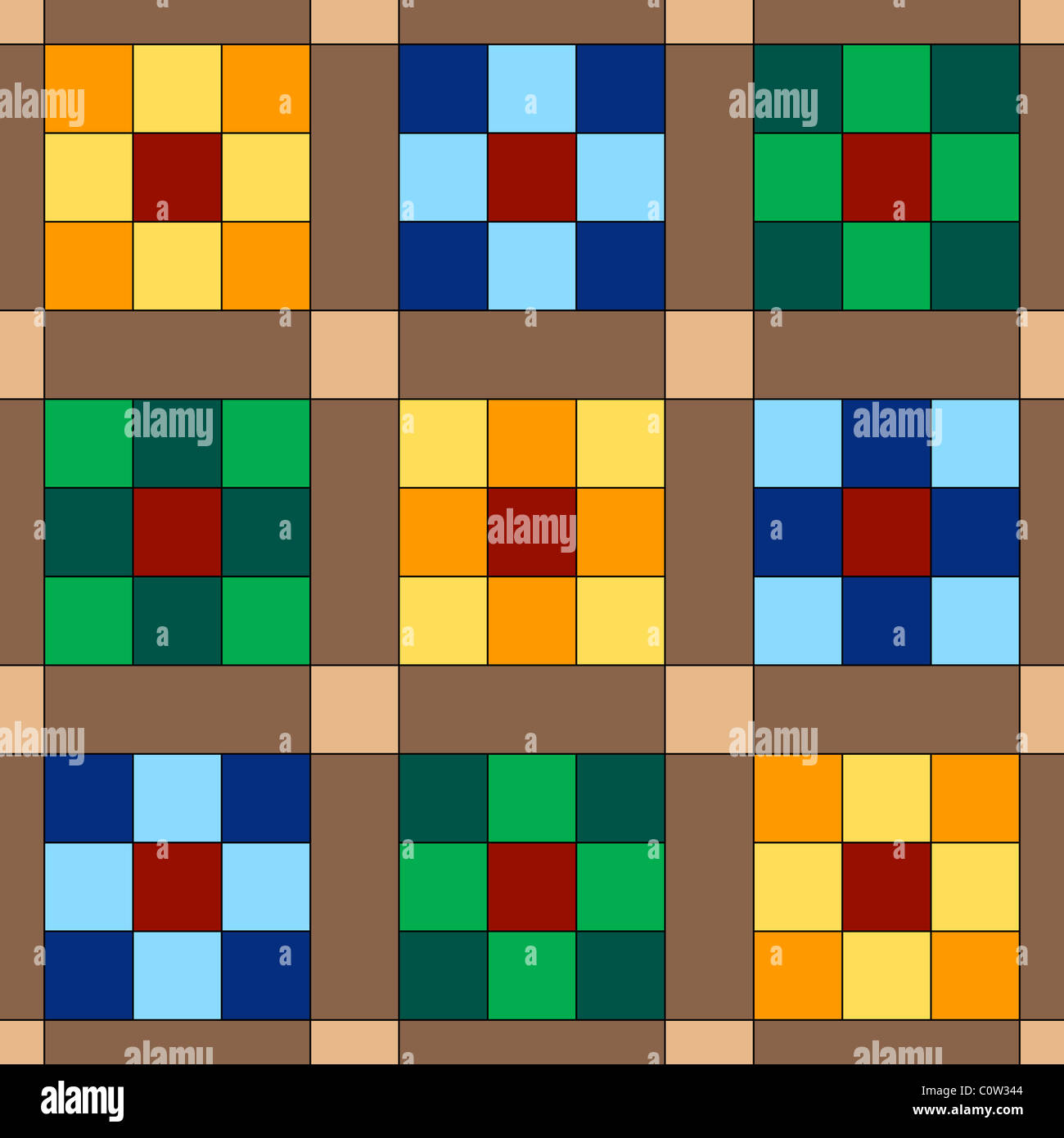 Red patch quilt hi-res stock photography and images - Alamy