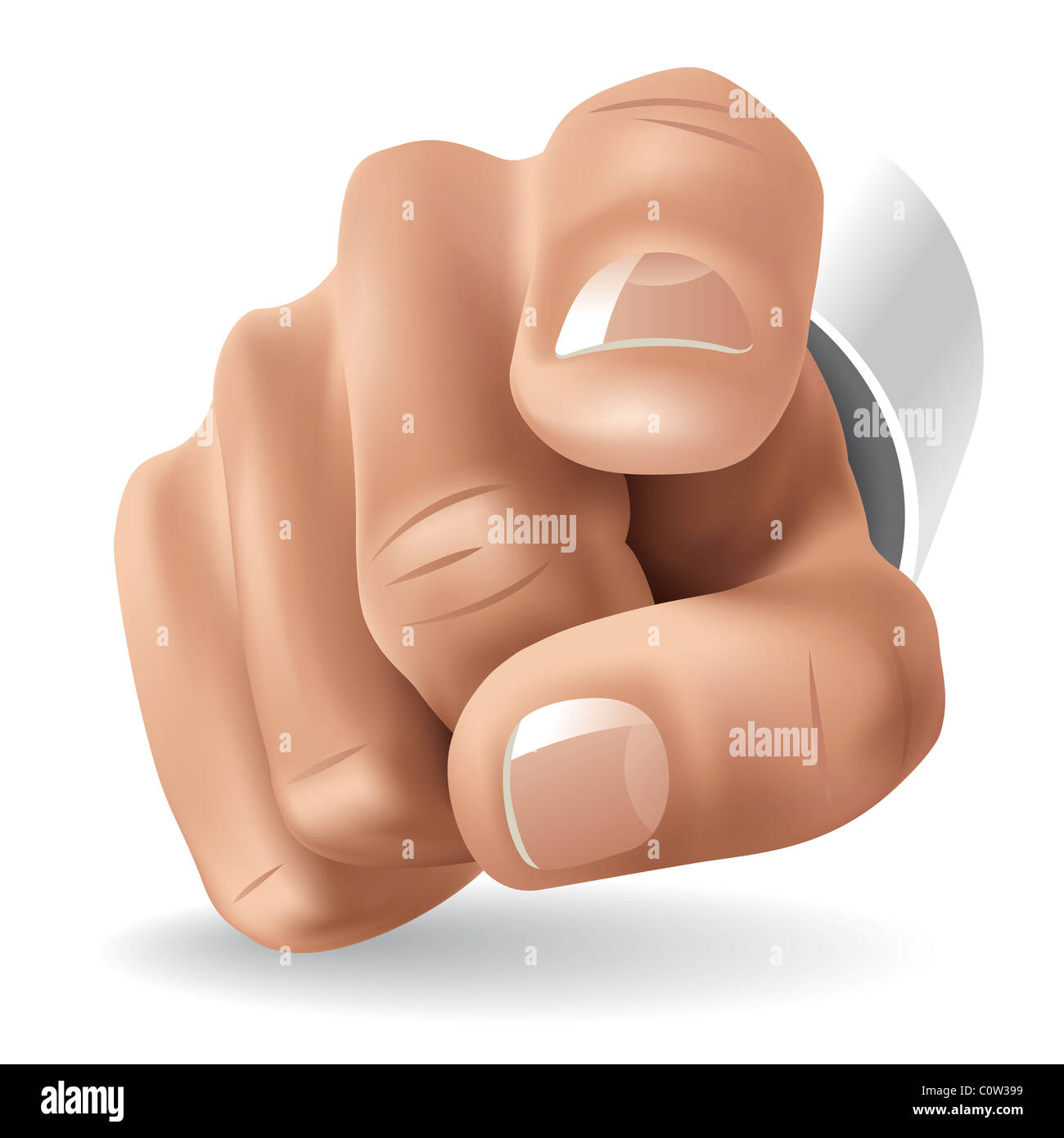Human forefinger hi-res stock photography and images - Alamy