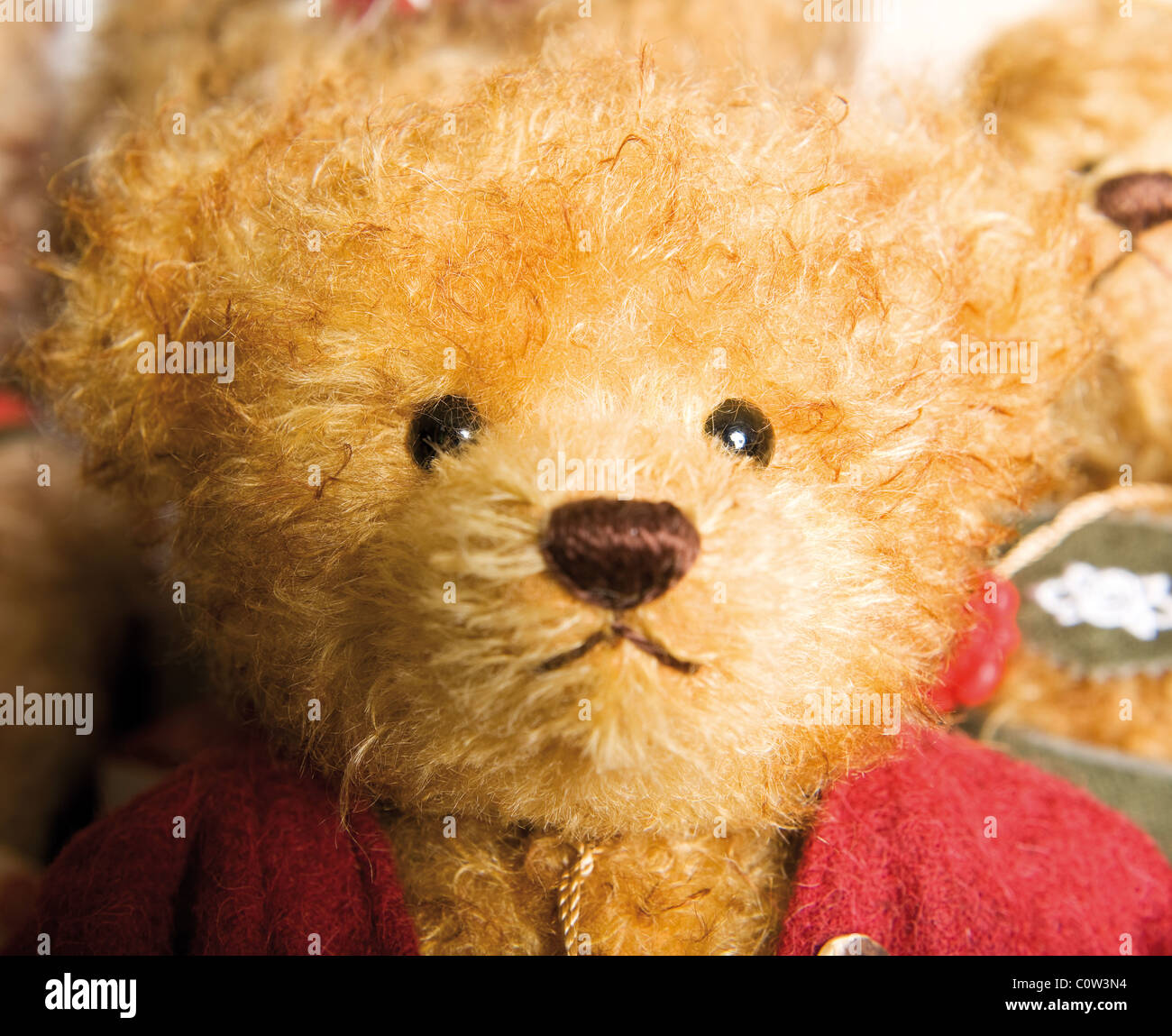 Cute traditional teddy bear toy Stock Photo - Alamy
