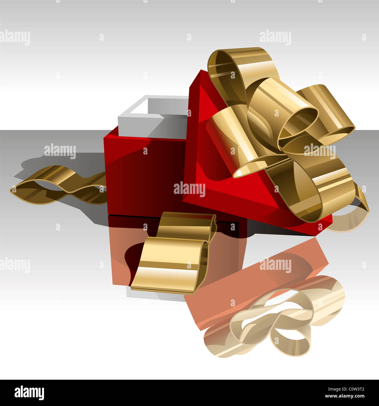 Open Gift Box Stock Photo - Alamy
