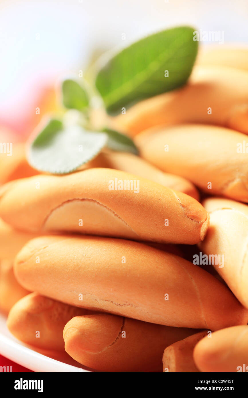 Heap of crispy white rolls - detail Stock Photo - Alamy