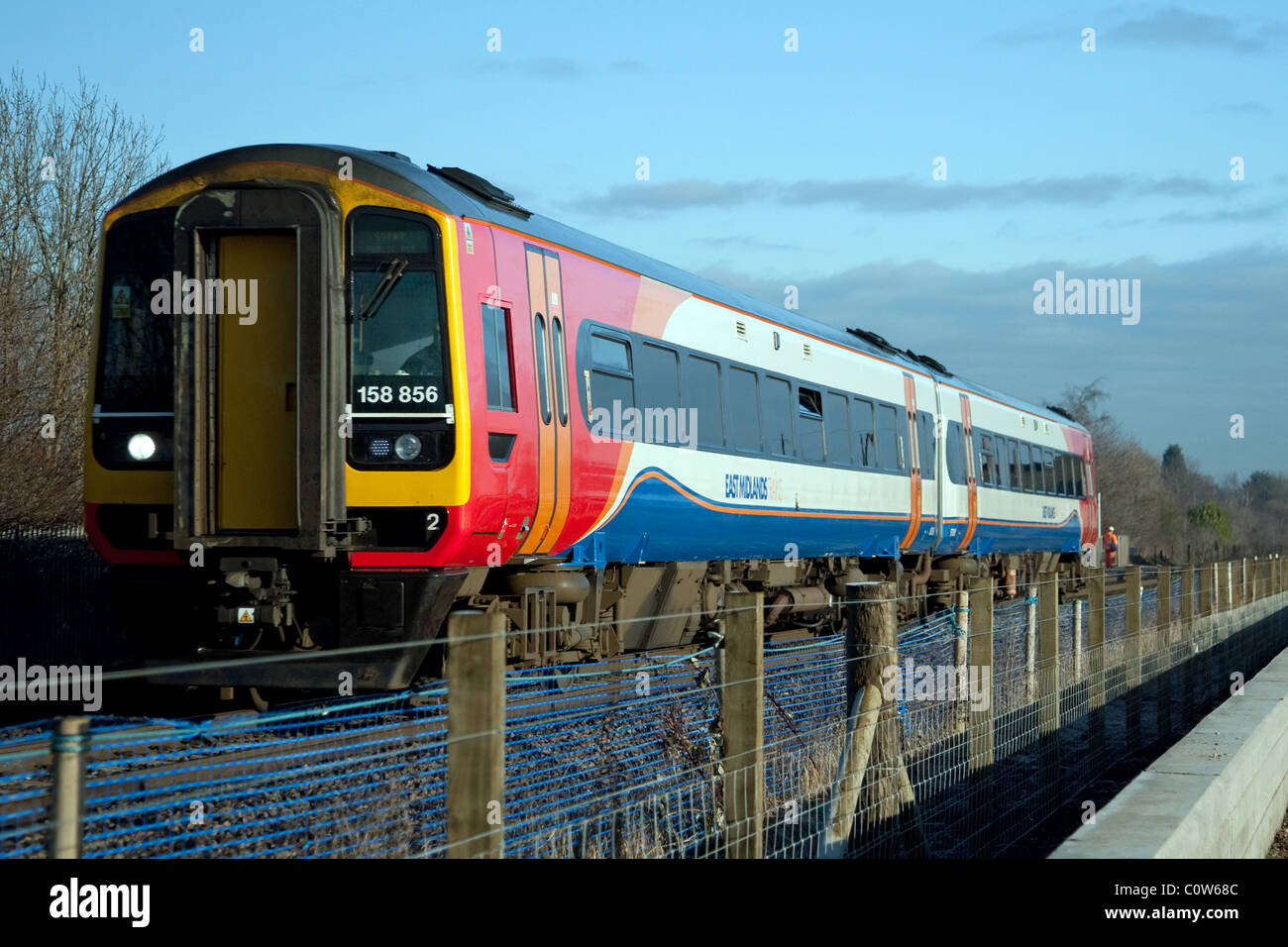 diesel multiple rail car Stock Photo - Alamy