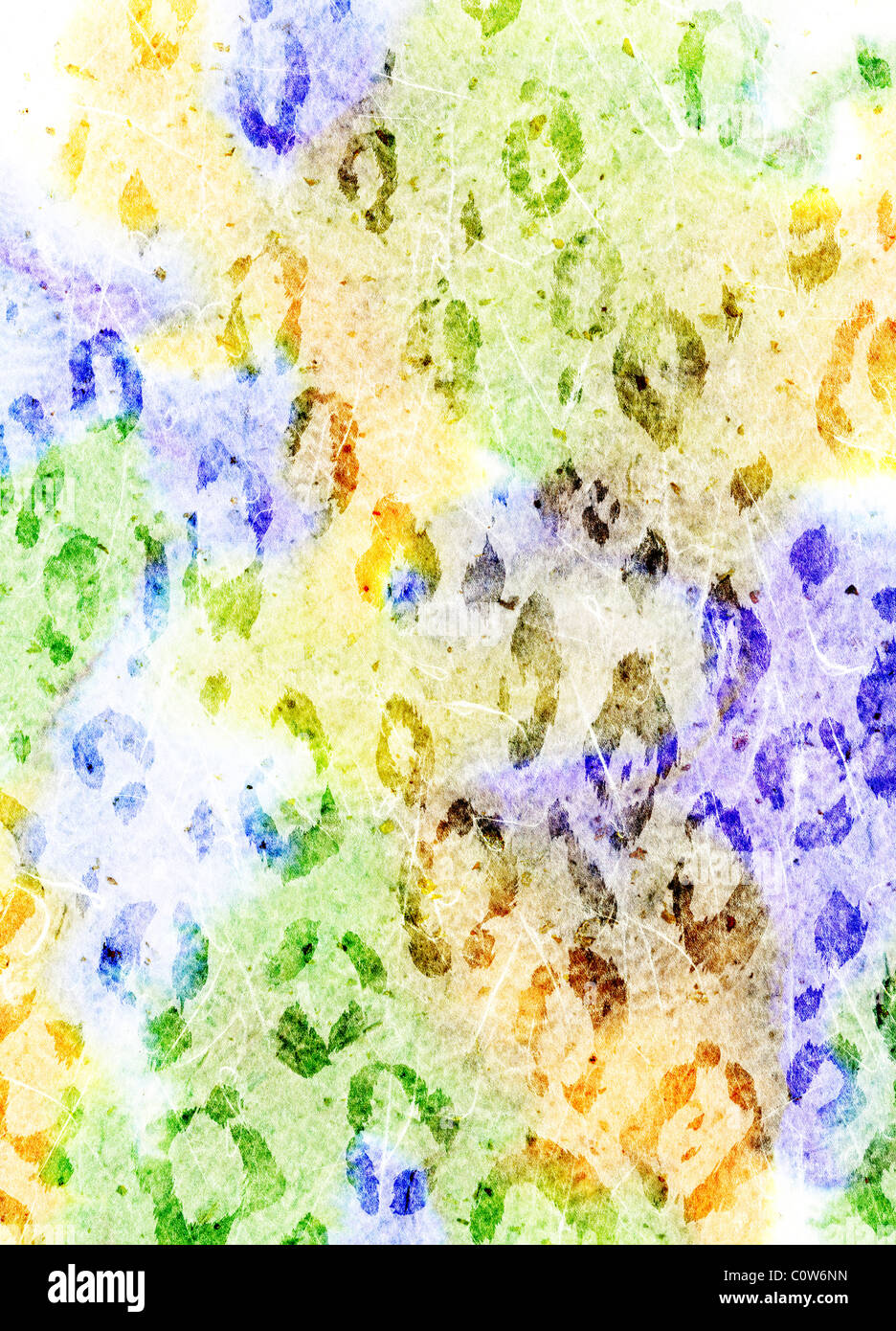 Colorful Leopard Pattern Stock Photo - Alamy