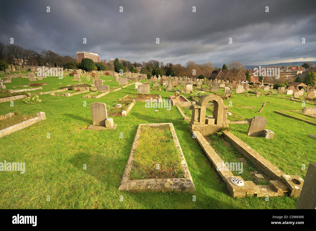 Cemetery, Lewes, East Sussex, England, United Kingdom Stock Photo - Alamy