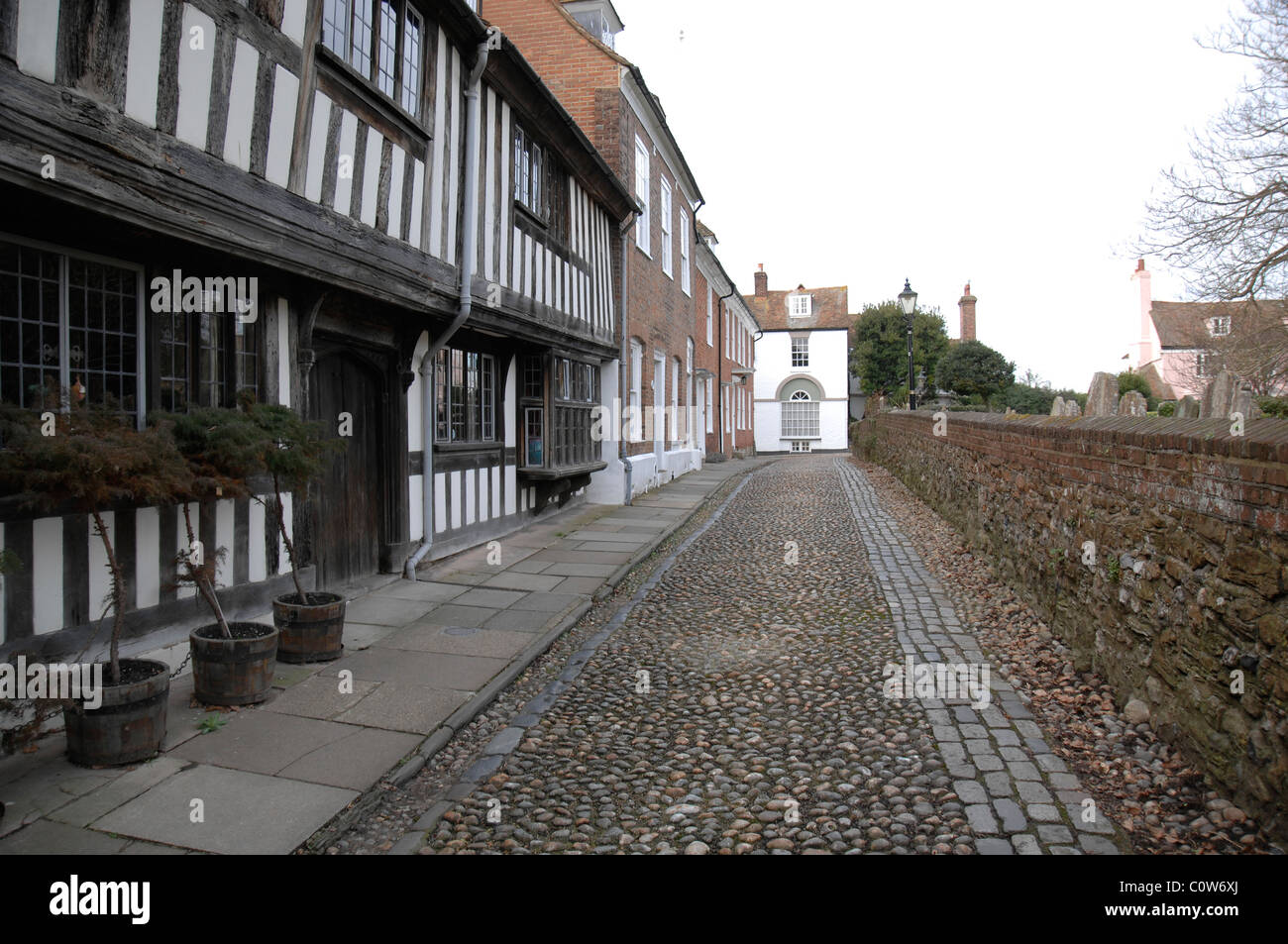 Cobbled street, Rye, East Sussex Stock Photo - Alamy
